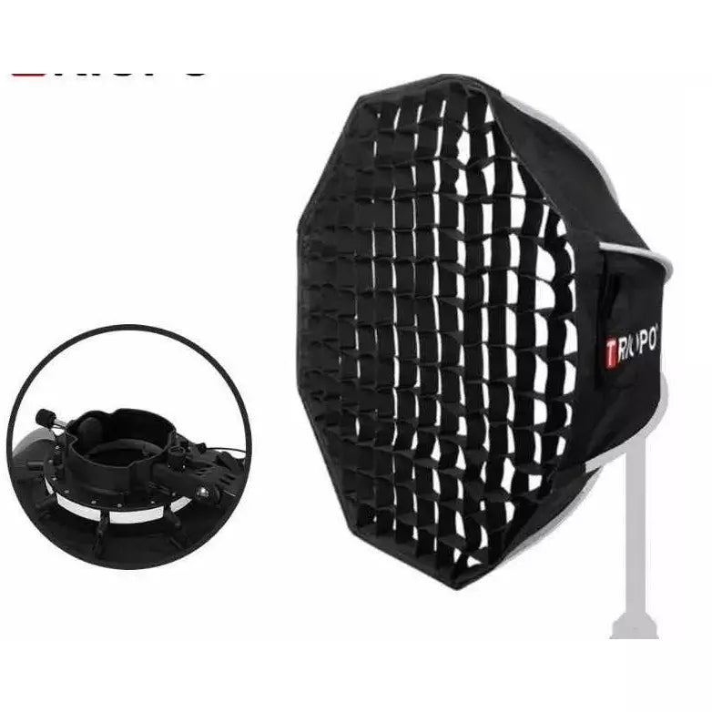 Octabox Triopo Para Flash 55cm Con Grid / Panal Armado Facil – LA ...