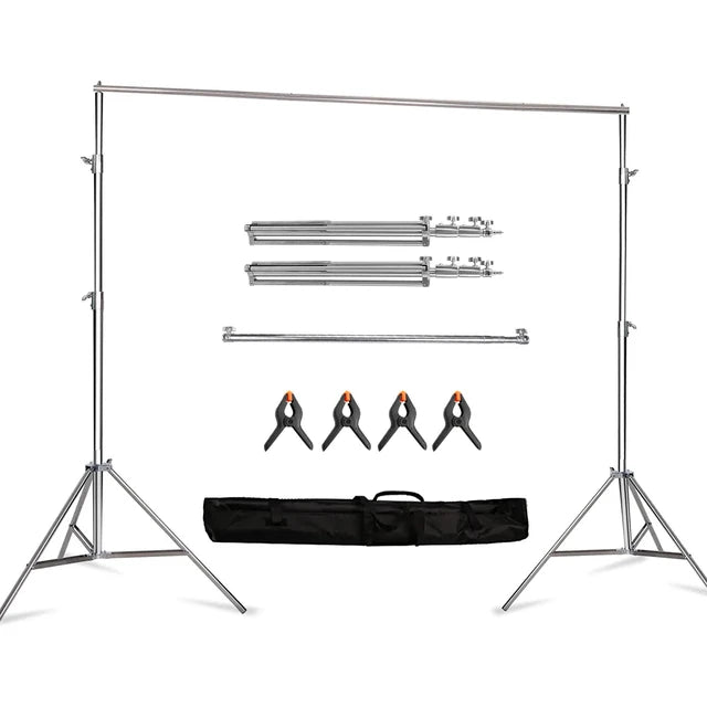 Kit Portafondos En Acero Cromado De 2.8x3m – LA BOUTIQUE FOTOGRAFICA